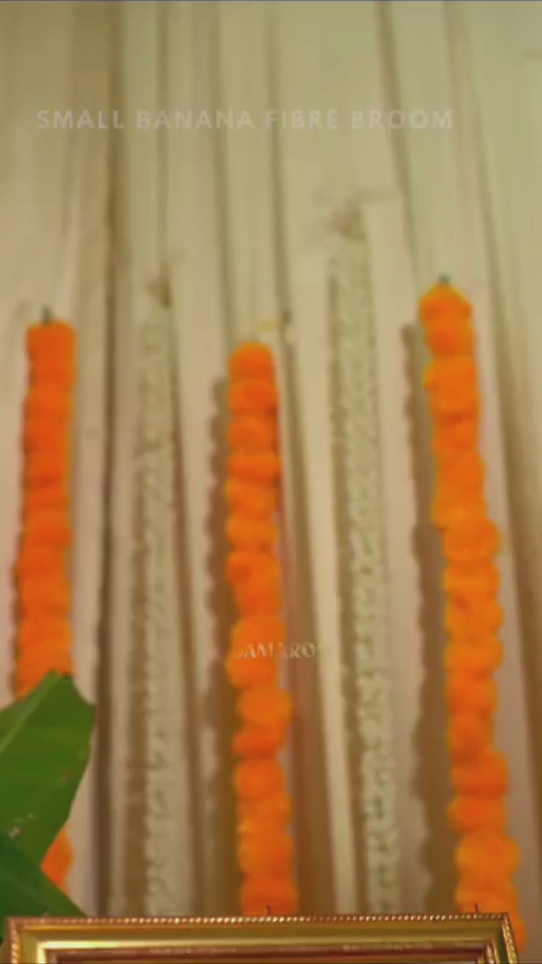 Small Jhadu / Broom made from Banana Fiber for Pooja Room Online ...